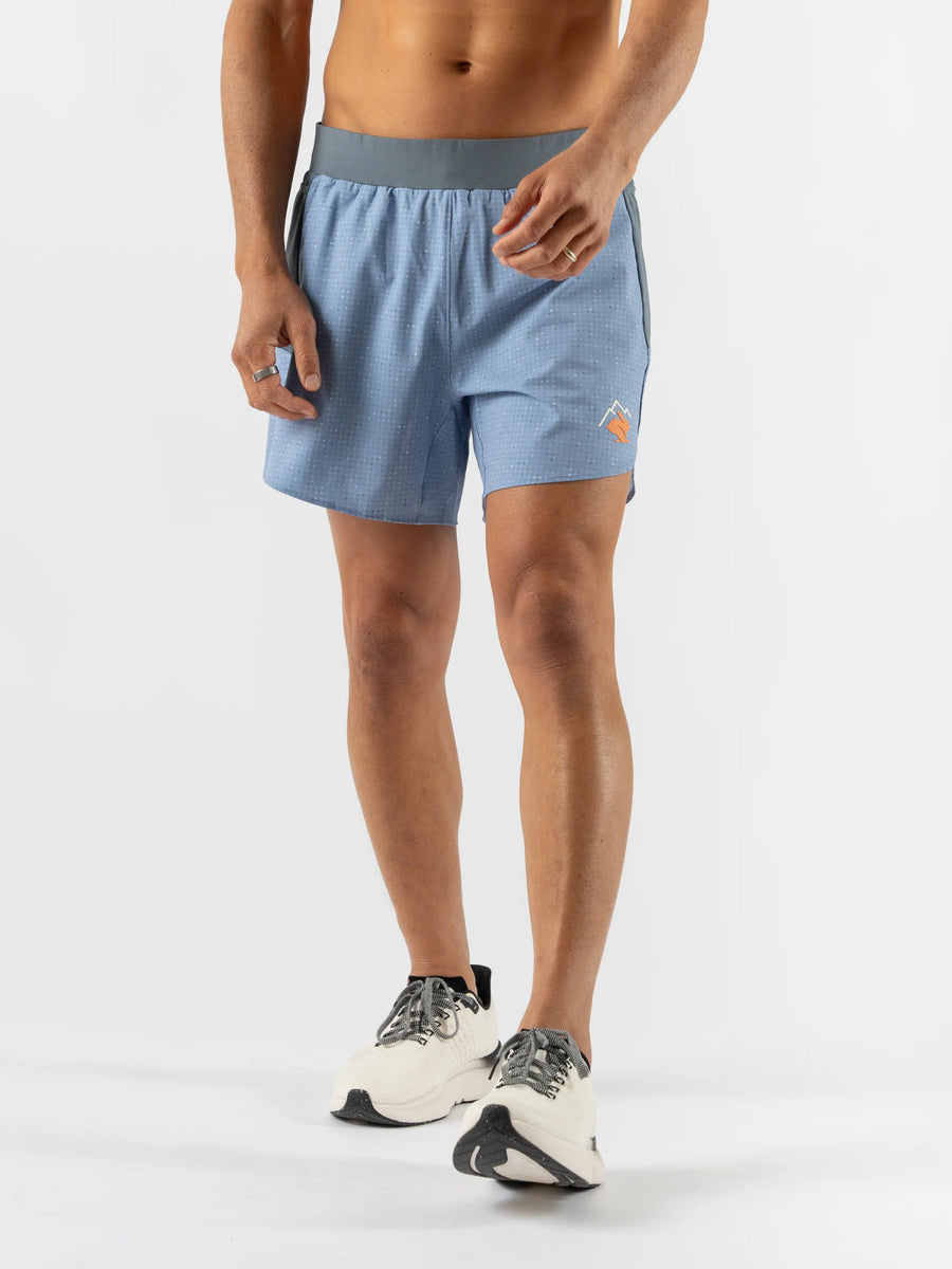 rabbit | FKT 2.0 5" | Men's | Rain Washed Squares – Confluence Running Company