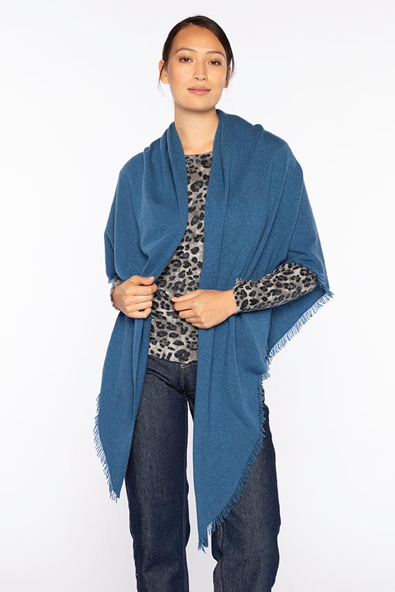 Kinross | Cashmere Fringe Triangle Wrap | Women's – Confluence Running ...