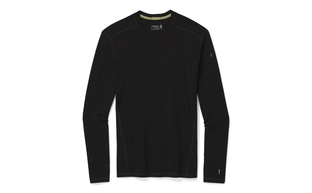Smartwool | Classic Thermal Merino Base Layer Crew | Men's | Black ...