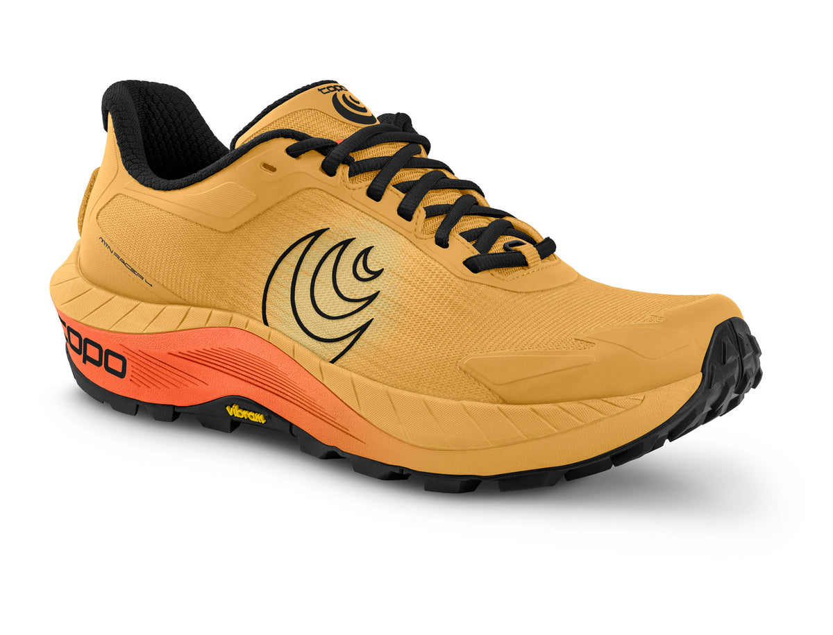 Topo Athletic | MTN Racer 4 | Men's | Mango/Black – Confluence Running ...