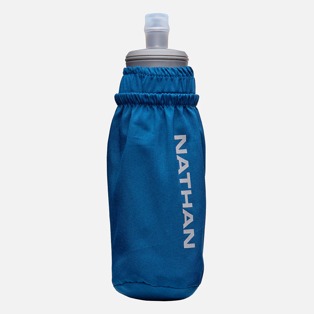 Nathan | Pinnacle Soft Flask | 14 oz | Sailor Blue/Reflective Silver ...