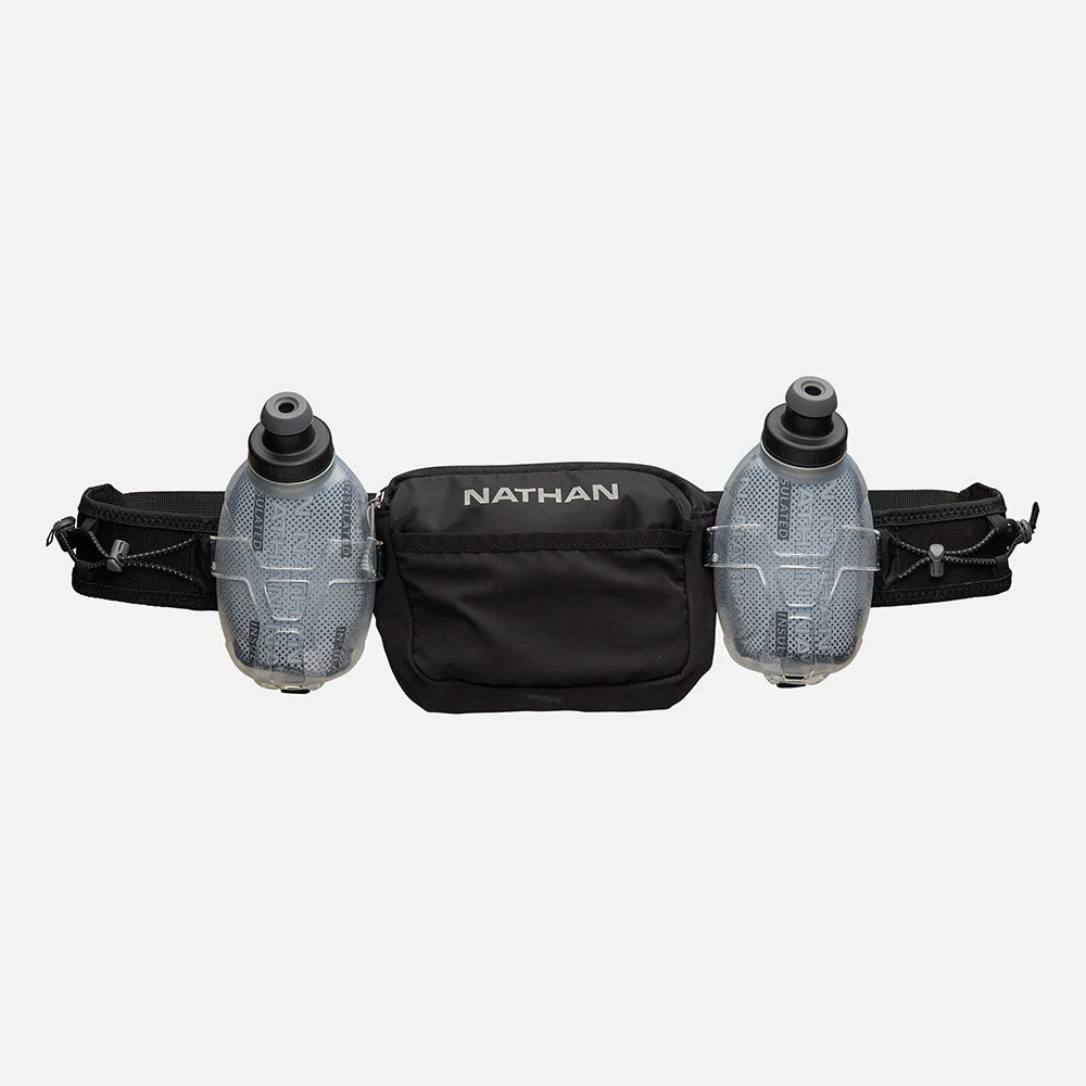 Nathan | Trail Mix Plus Insulated 3.0 Hydration Belt | Unisex | Black ...