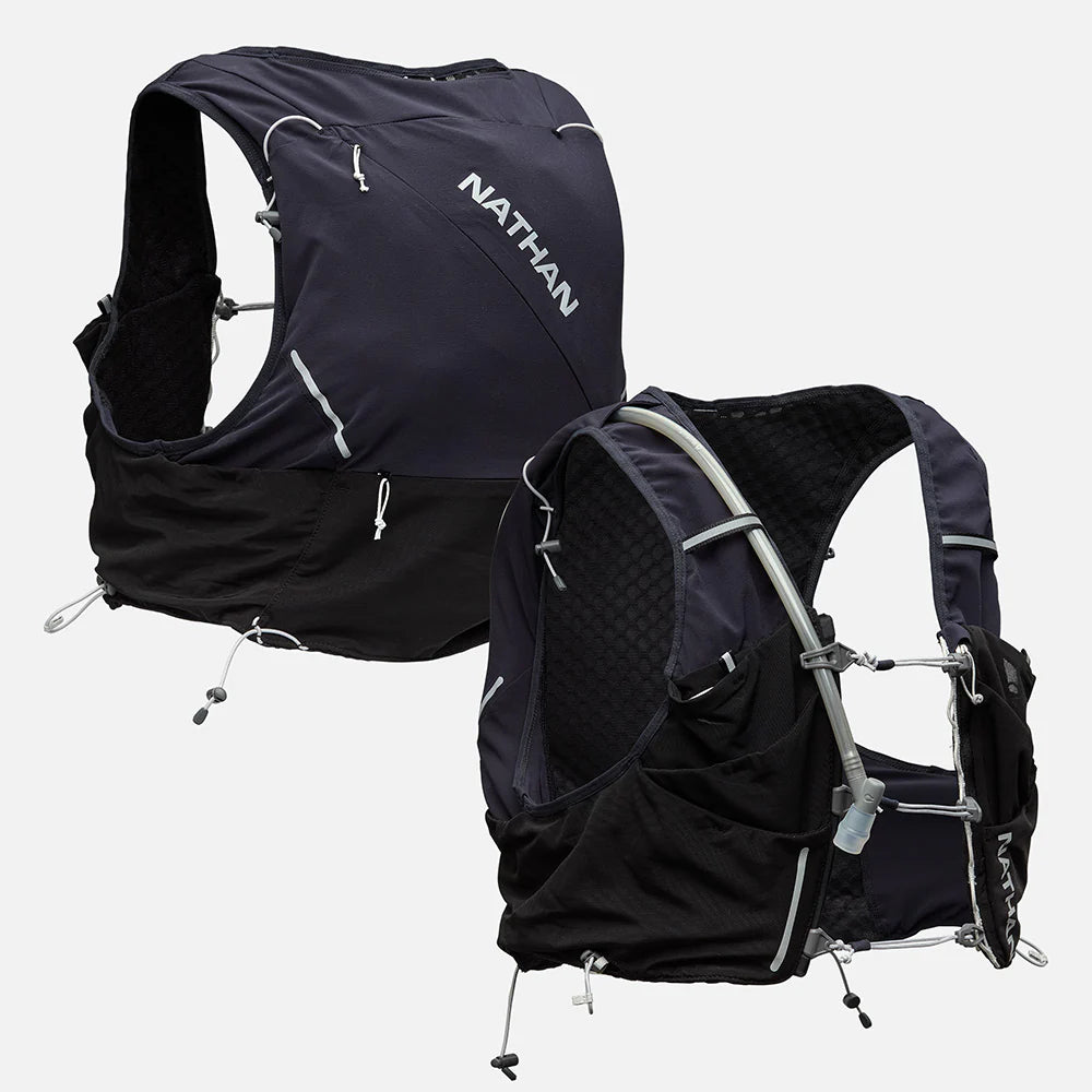 Nathan | Pinnacle Pro 12L Hydration Race Vest | Unisex | Black/Reflect ...