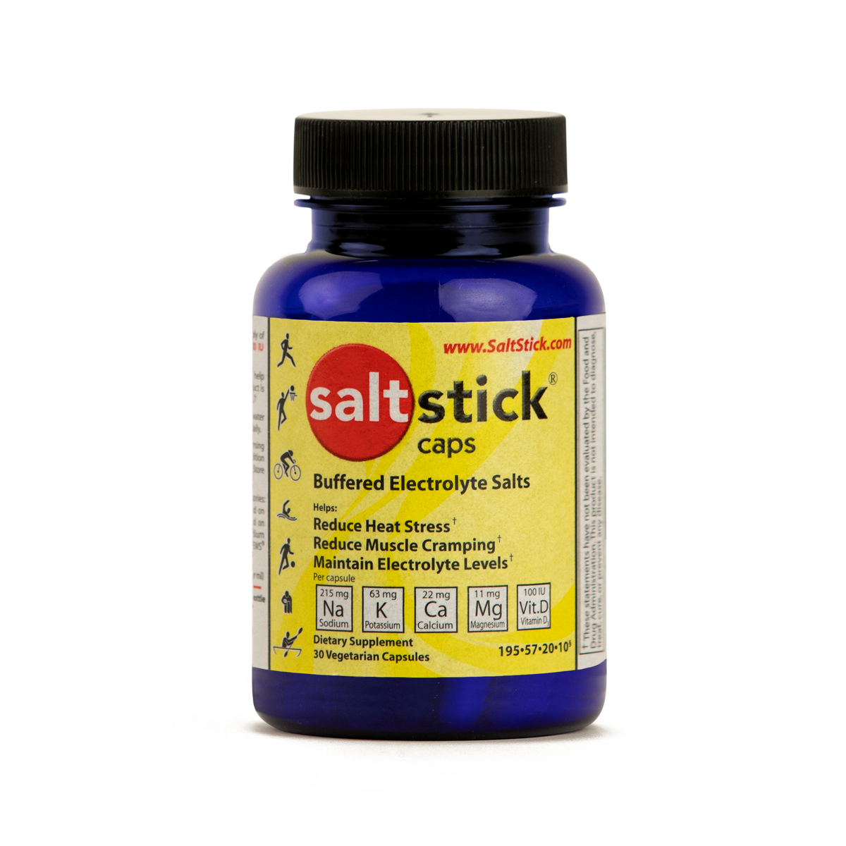 Salt Stick | Caps | Buffered Electrolyte Salts | 30 Capsules ...